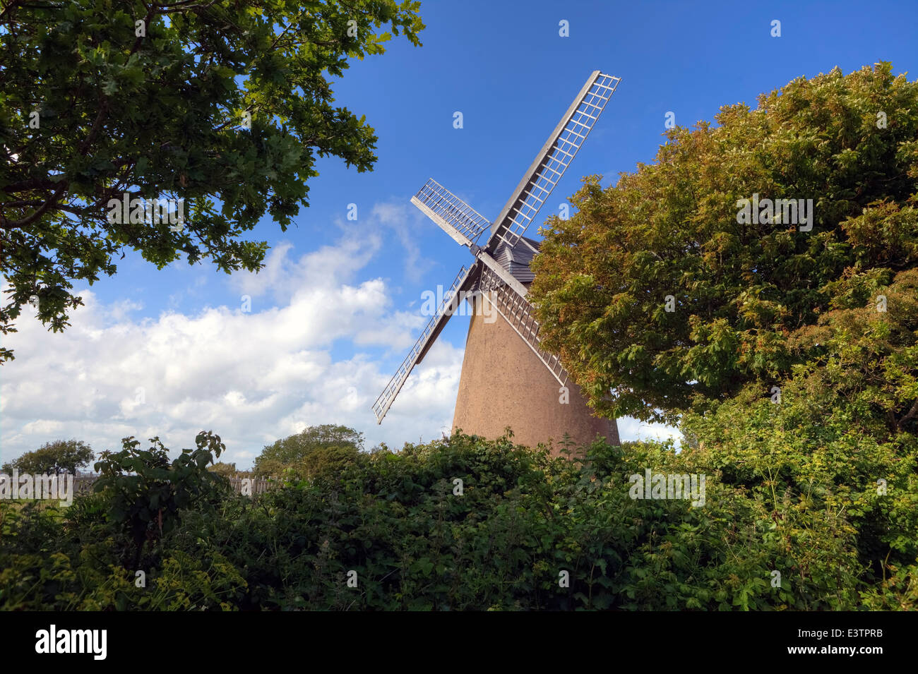 Bembridge Windmill, Isle of Wight, England, United Kingdom Stock Photo ...