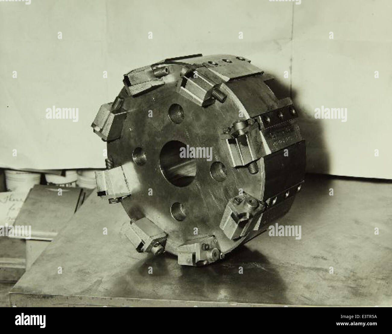 This image captures key equipment used in the production of aircraft at ...