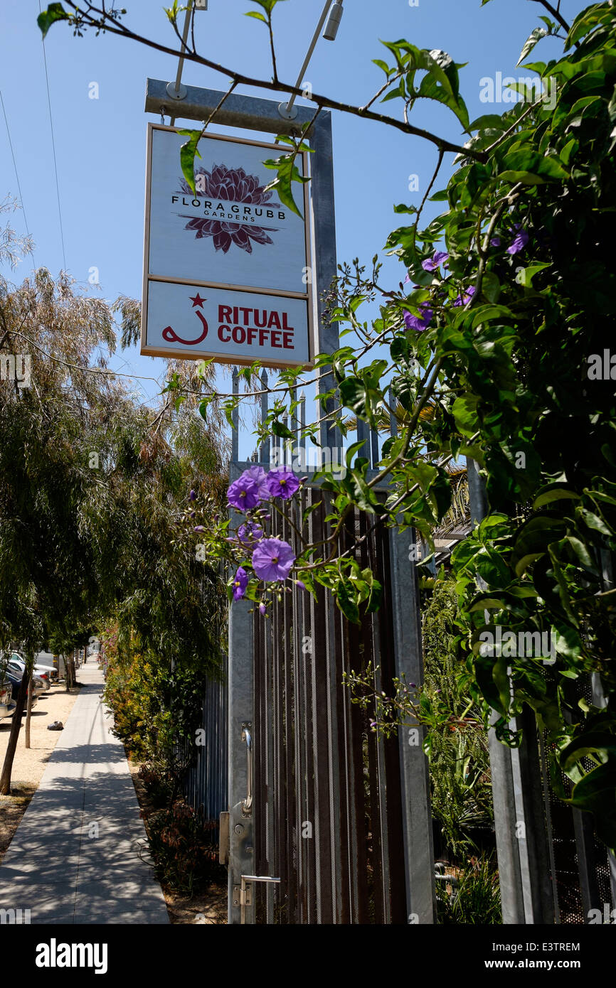 Ritual Coffee shop, in Flora Grubb Gardens Stock Photo - Alamy