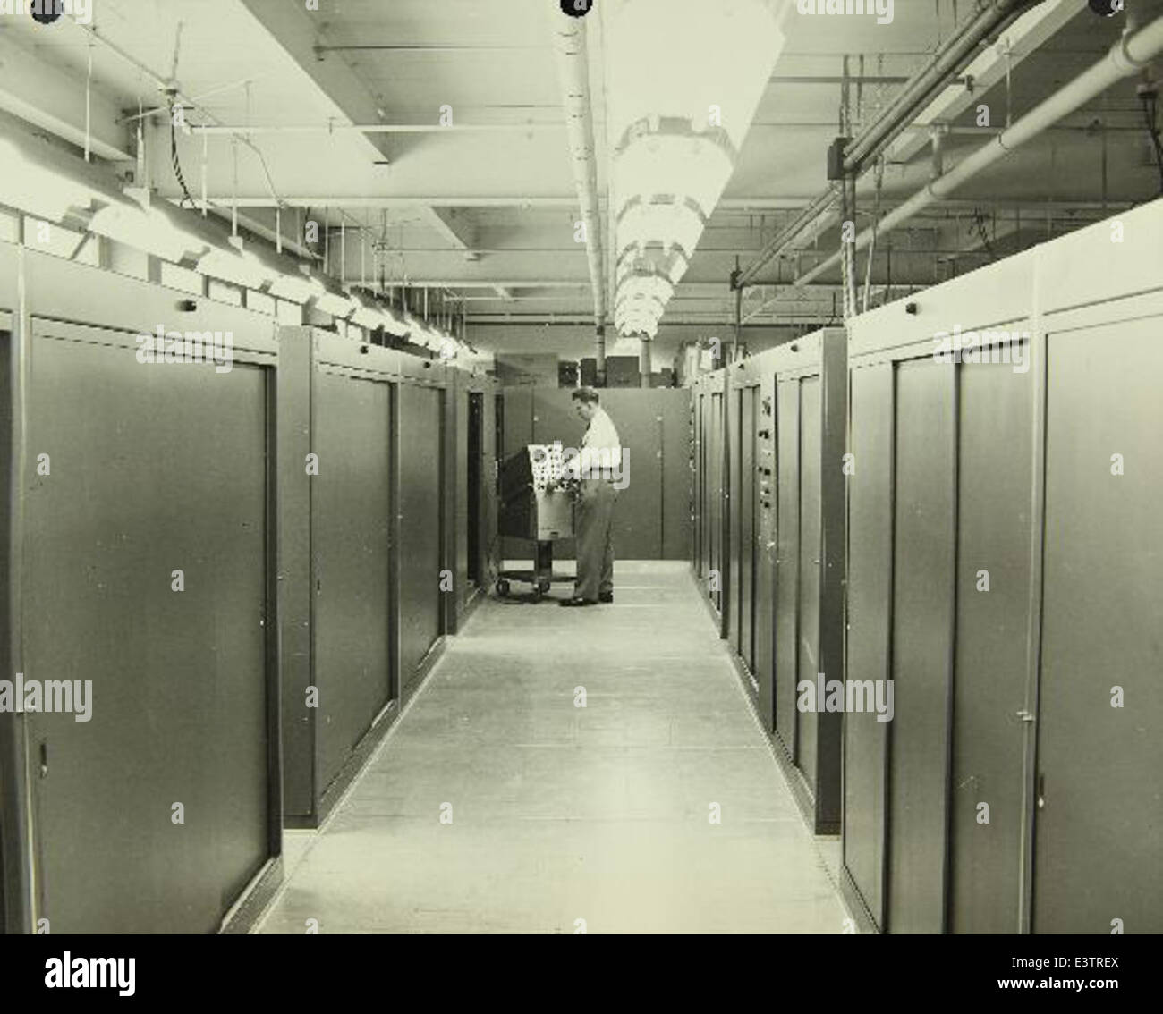 The Remington Rand computer, used in the Consolidated/Convair Aircraft ...