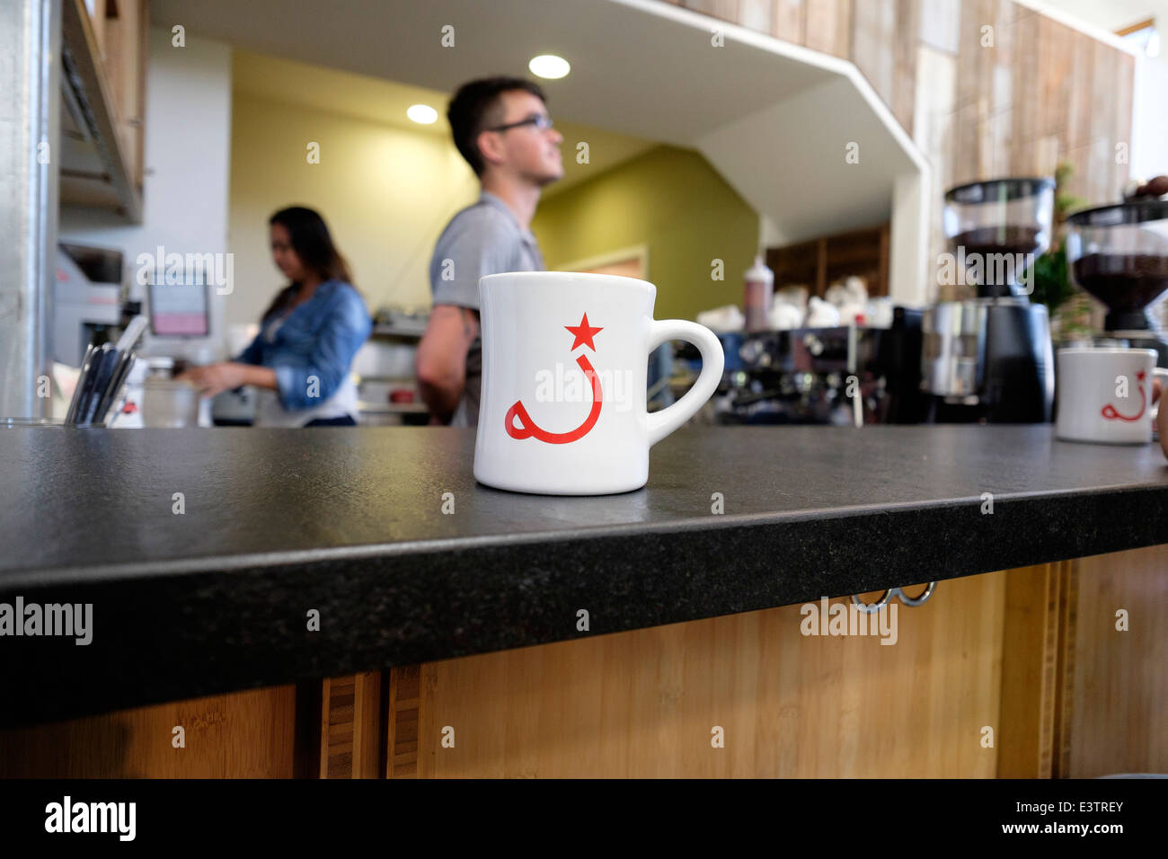 Ritual Coffee shop, in Flora Grubb Gardens Stock Photo - Alamy