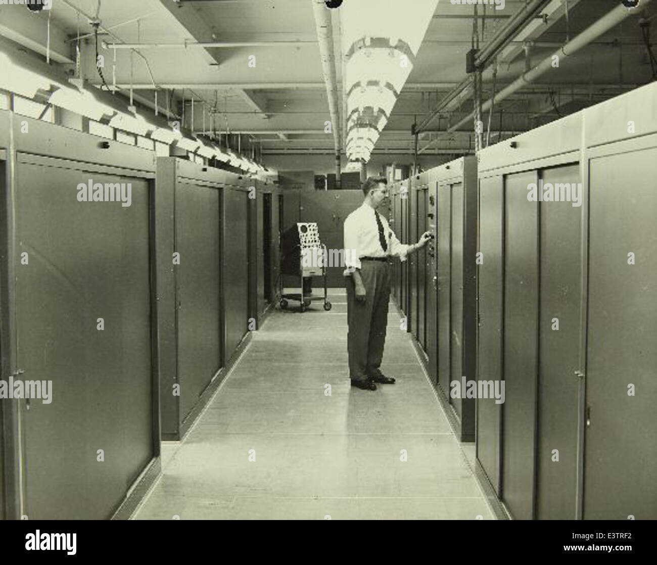 This image showcases a Remington Rand computer, which was an important ...