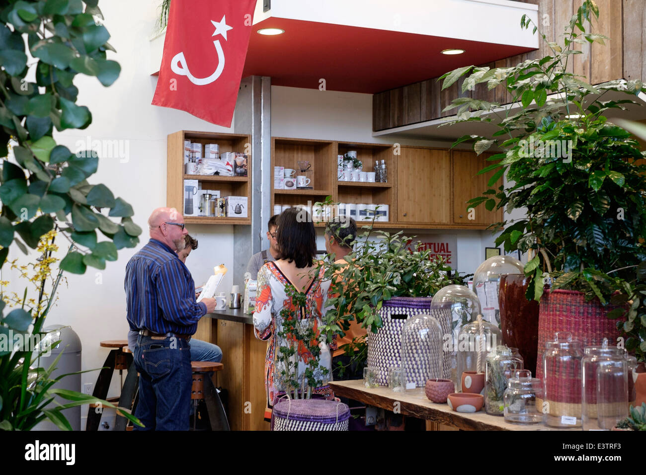 Ritual Coffee shop, in Flora Grubb Gardens Stock Photo - Alamy