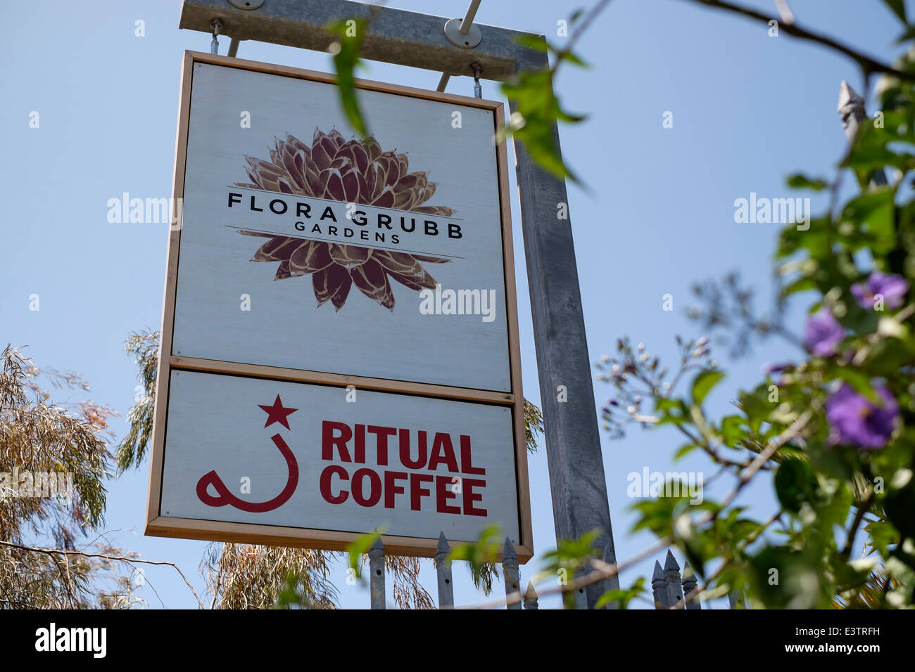 Ritual Coffee shop, in Flora Grubb Gardens Stock Photo - Alamy