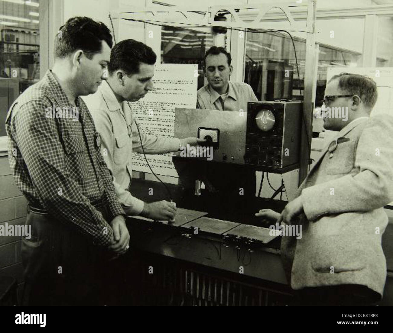 The image showcases electronic stub meters used in the aircraft ...