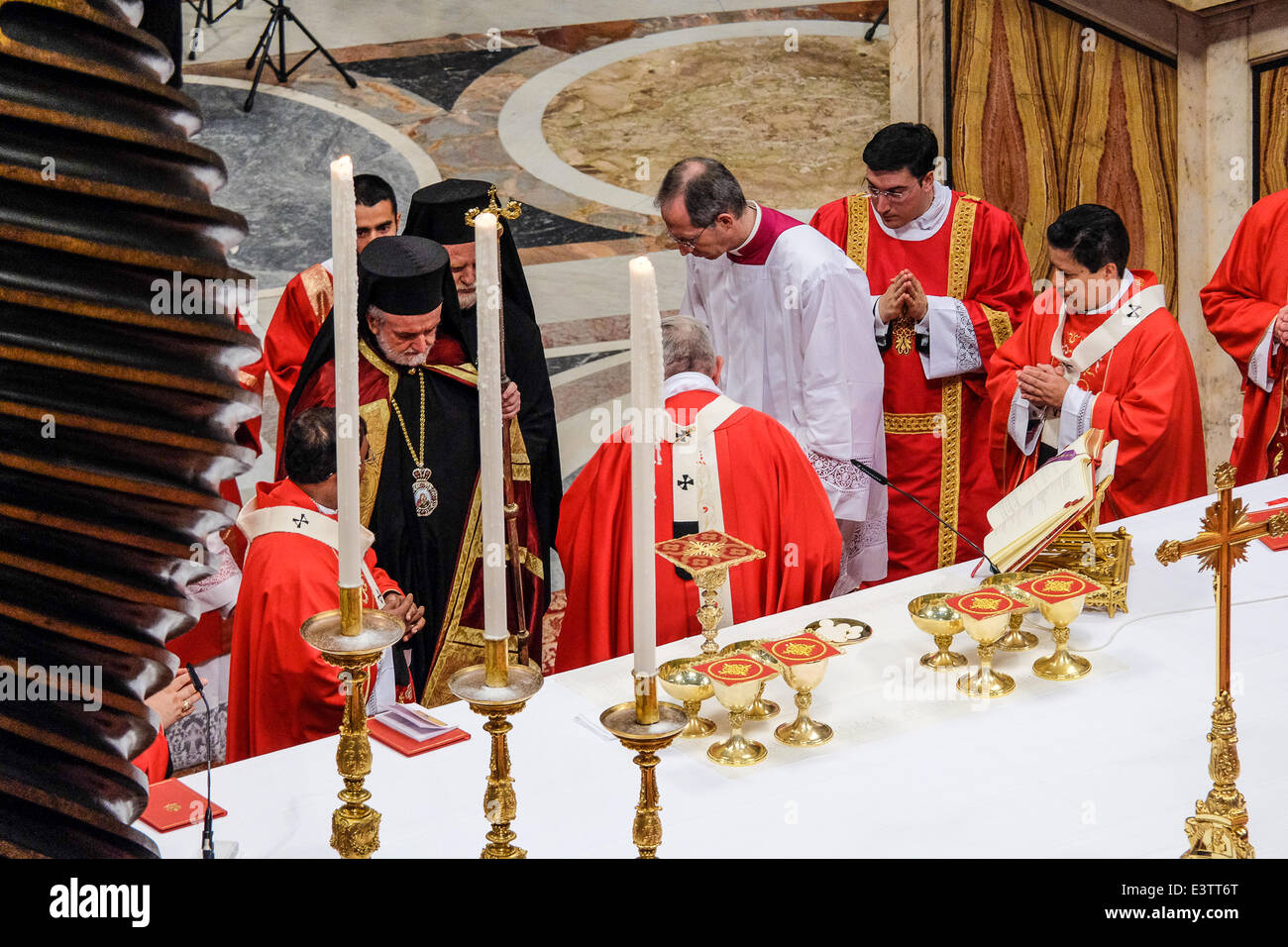 Vatican, Vatican City. 29th June, 2014. Pope Francis Holy Mass and ...