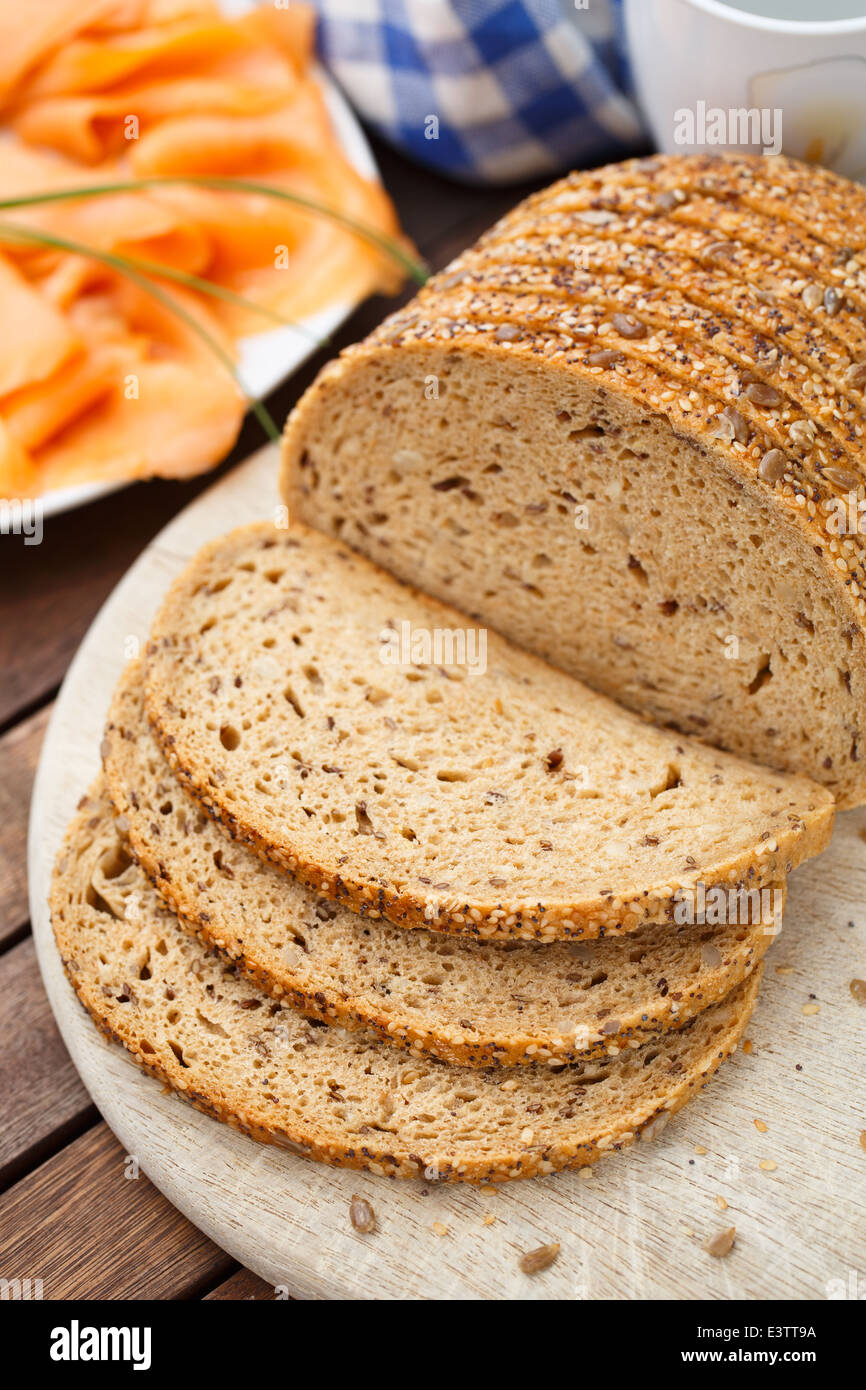 Bread with seeds Stock Photo - Alamy