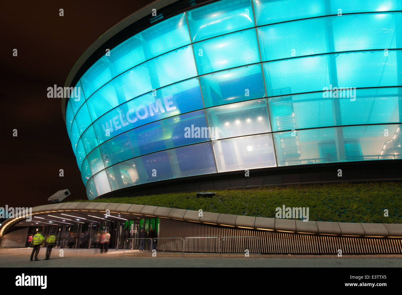 Glasgow Hydro at night Stock Photo - Alamy