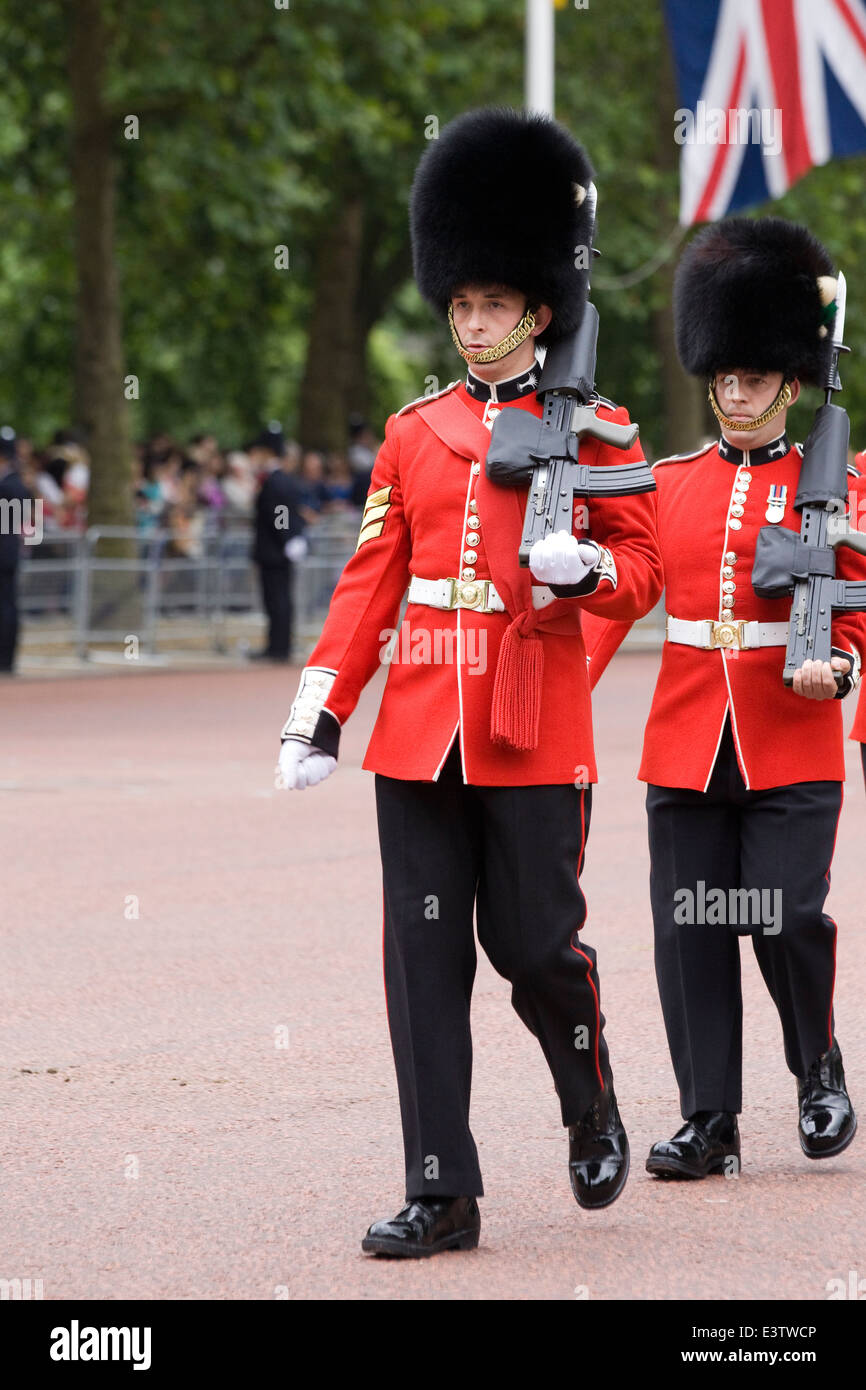 Foot guards regiments of the british army hi-res stock photography and ...