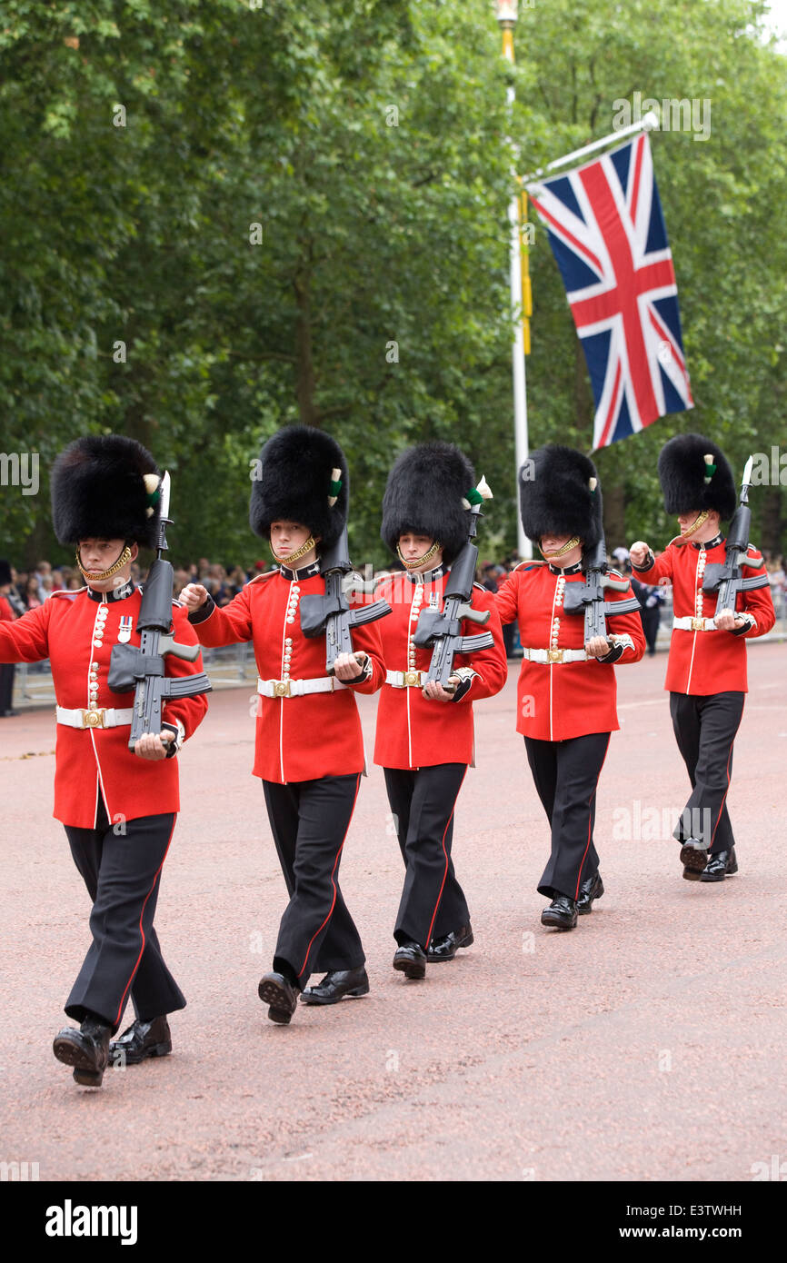 Foot guards regiments of the british army hi-res stock photography and ...