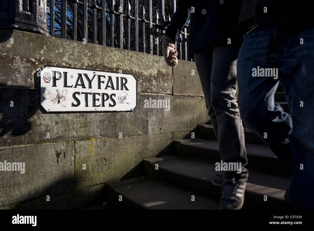 Playfair steps edinburgh hi-res stock photography and images - Alamy