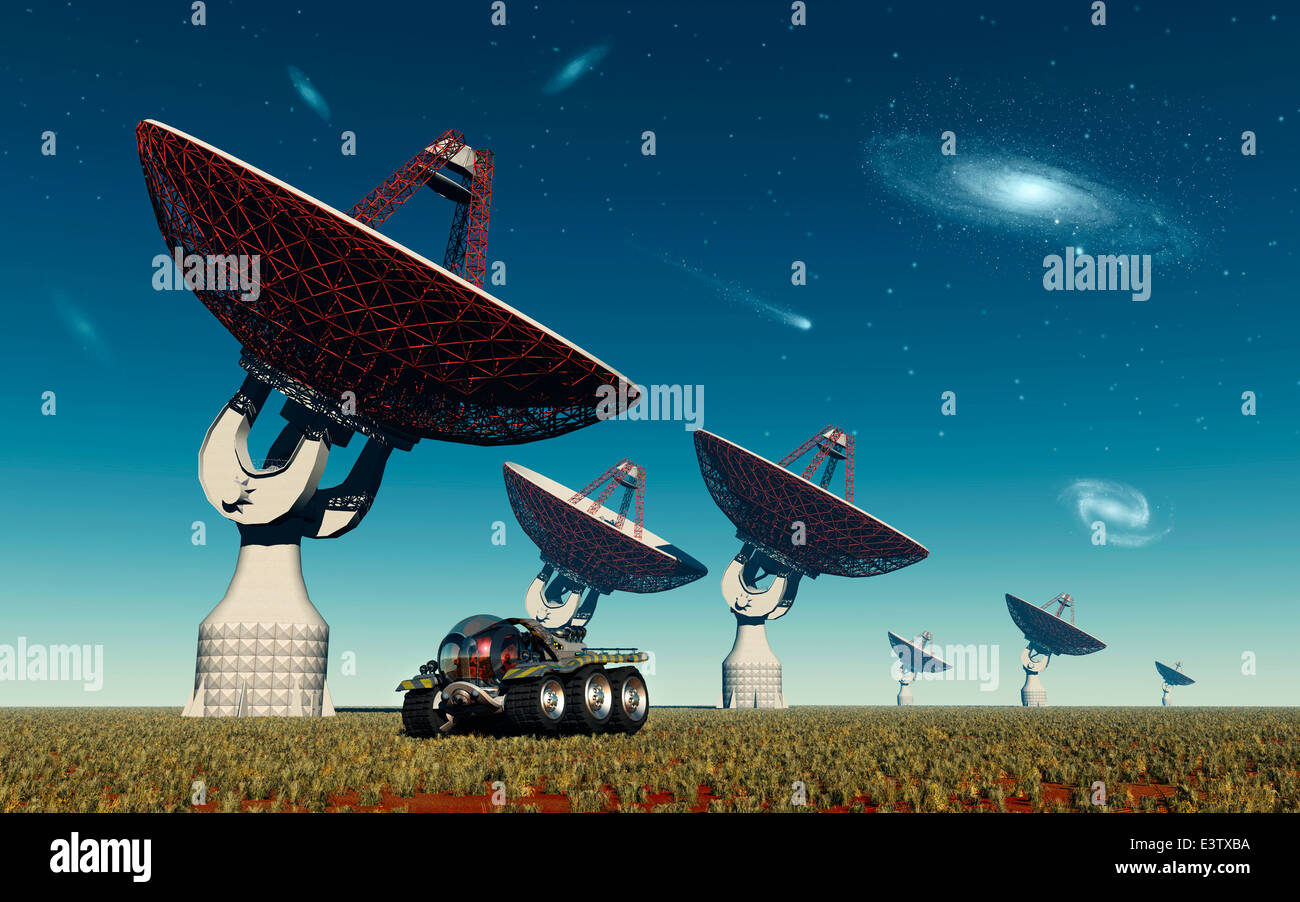 Deep Space Tracking Station Stock Photo - Alamy