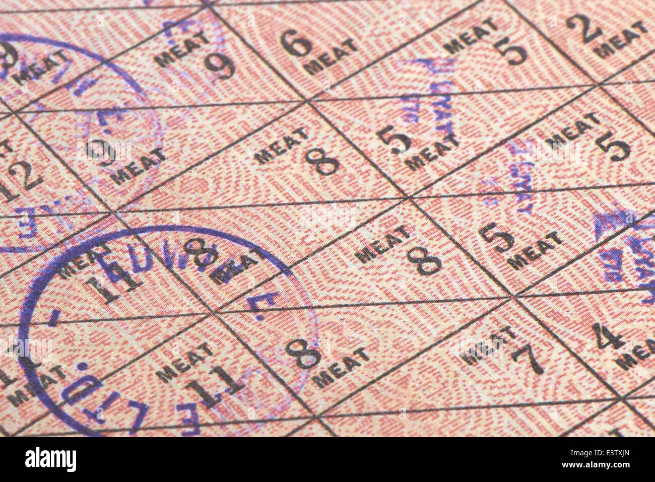 Food Ration Card High Resolution Stock Photography and Images - Alamy