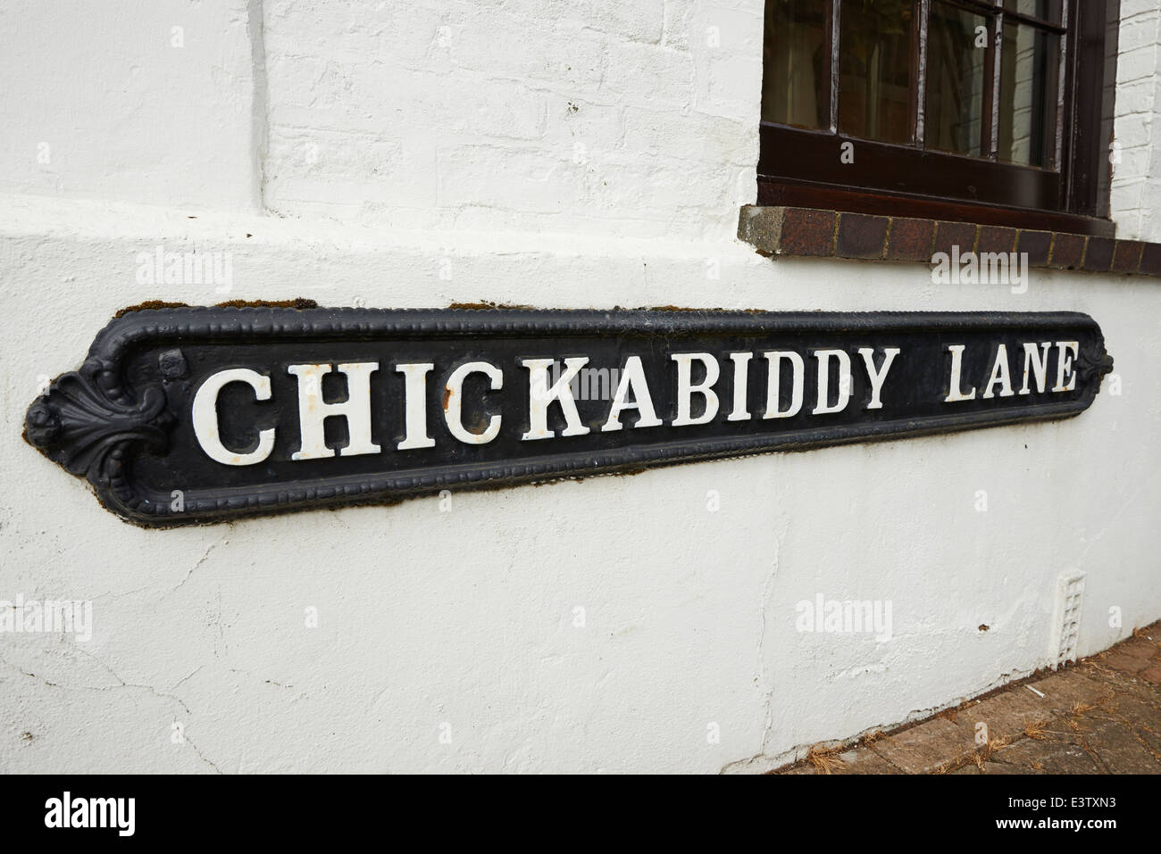 Chickabiddy Lane site of the Poultry Market Southam Warwickshire UK ...