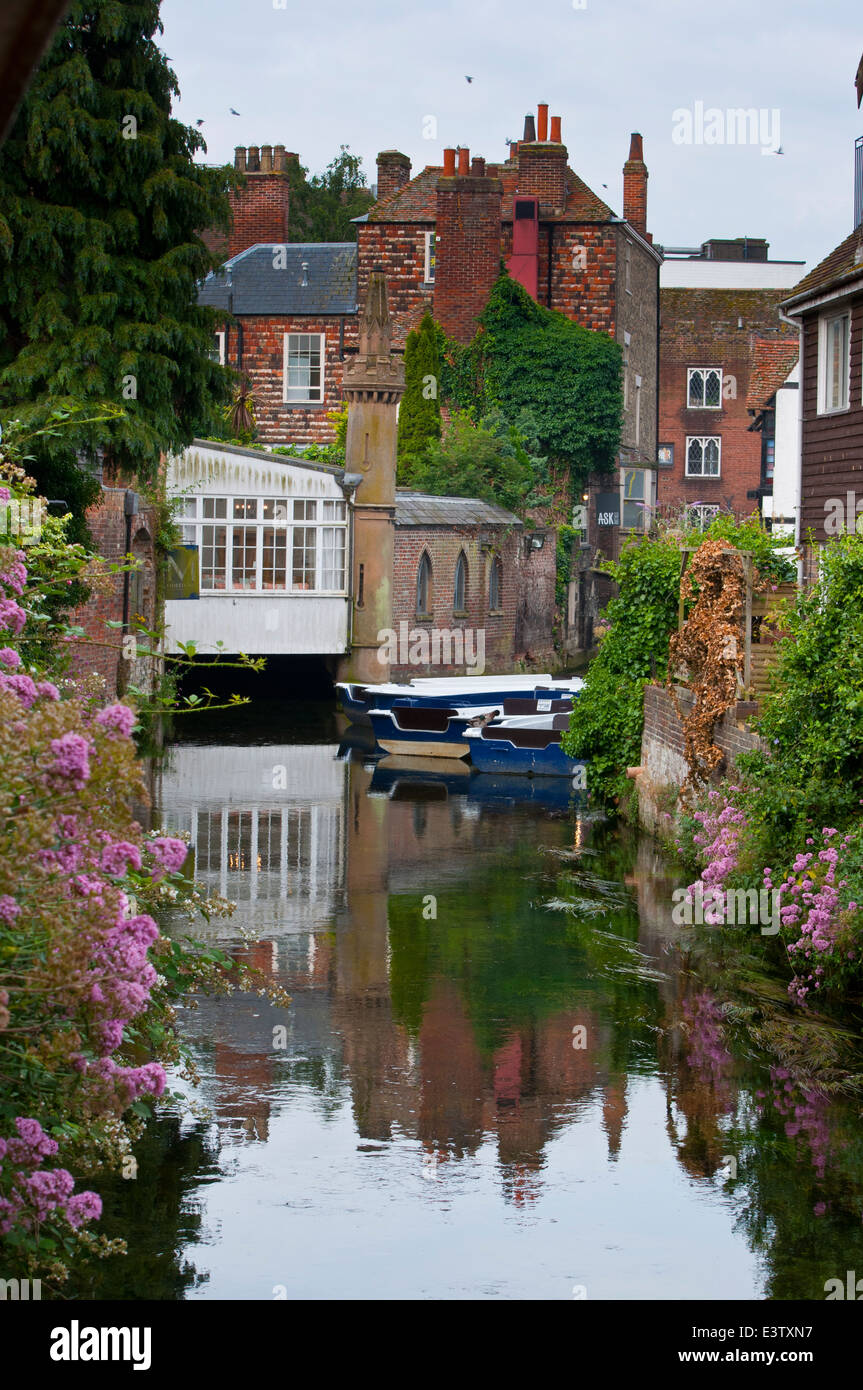 Great Stour river the Friars Canterbury Stock Photo - Alamy