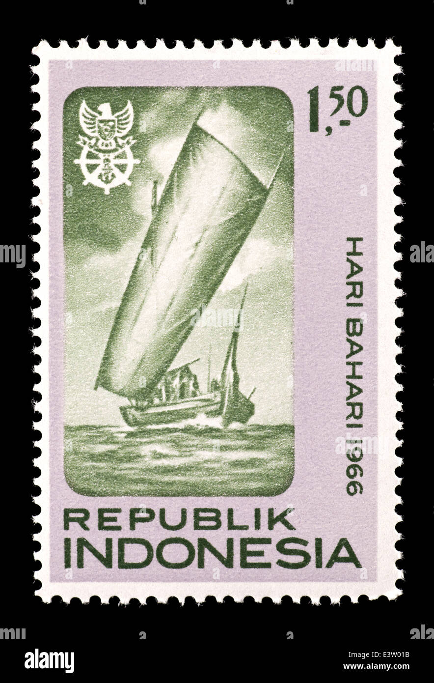 Indonesian postage stamp hi-res stock photography and images - Alamy