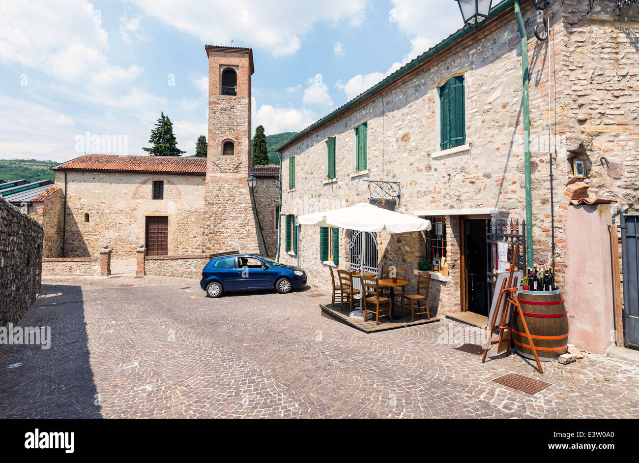 The Italian town of Arquà Petrarca is where the poet Petrarch ...