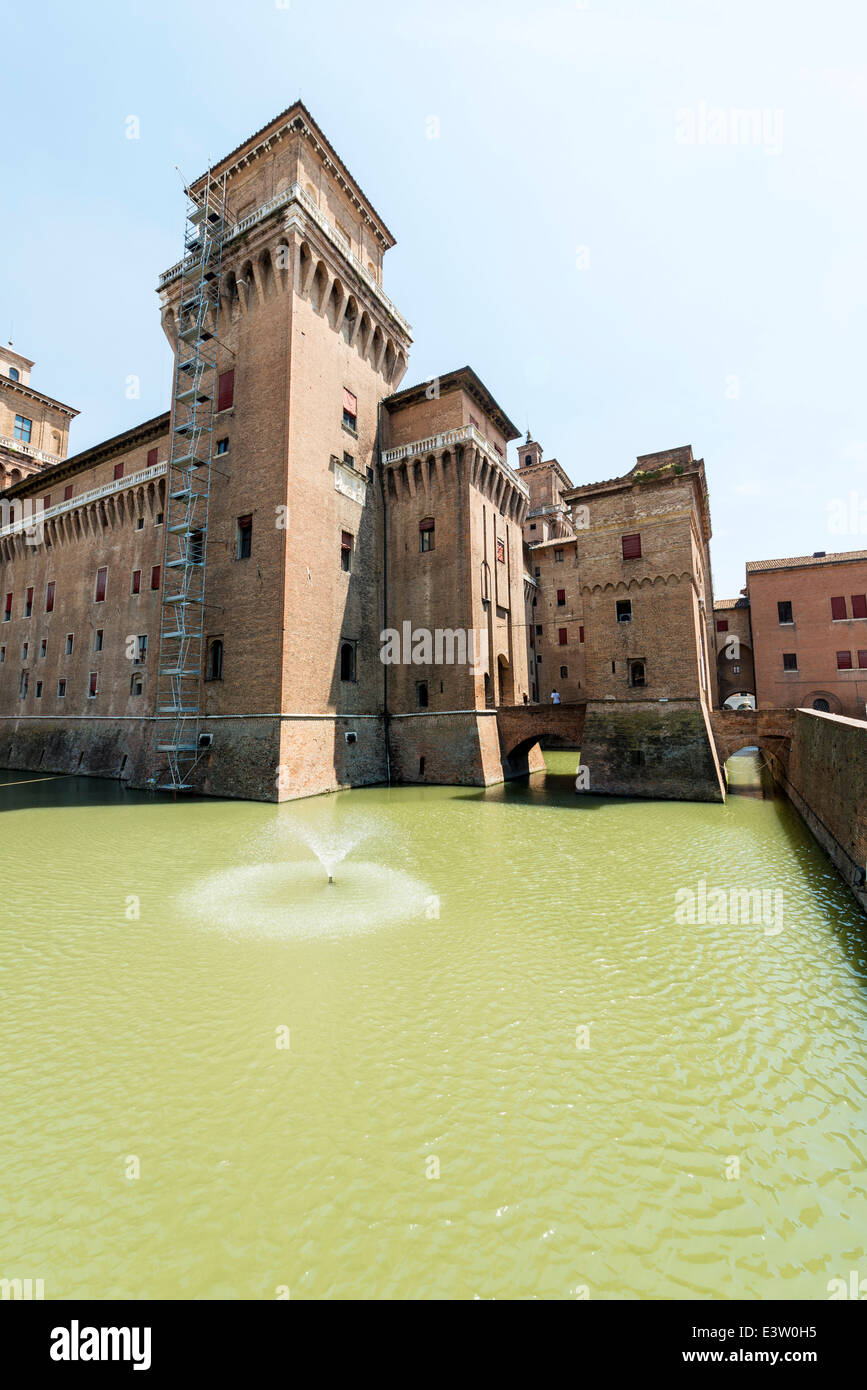 Italy ferrara castle estense hi-res stock photography and images - Alamy