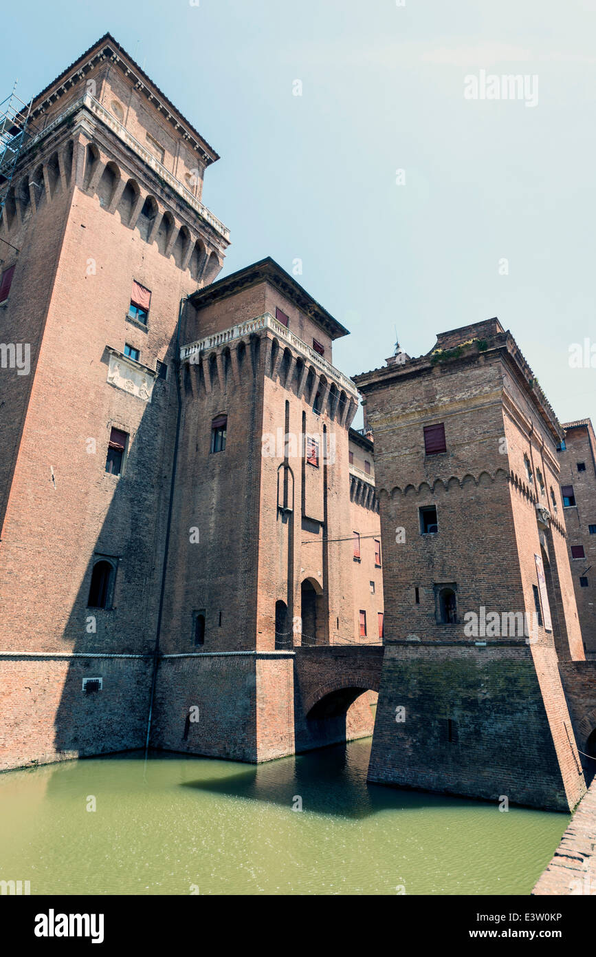 Italy ferrara castle estense hi-res stock photography and images - Alamy