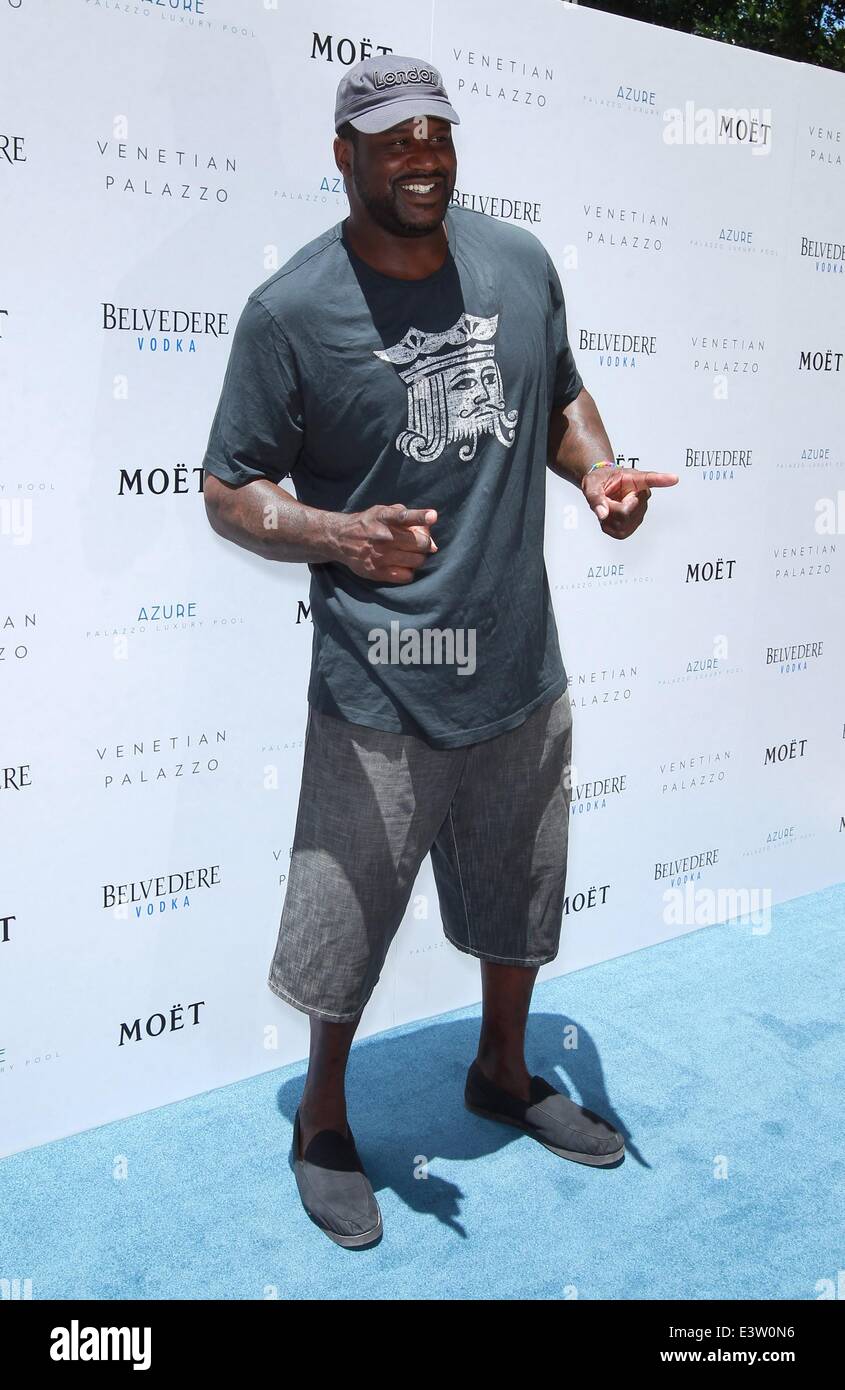 Las Vegas, NV, USA. 29th June, 2014. Shaquille O'Neal at arrivals for ...