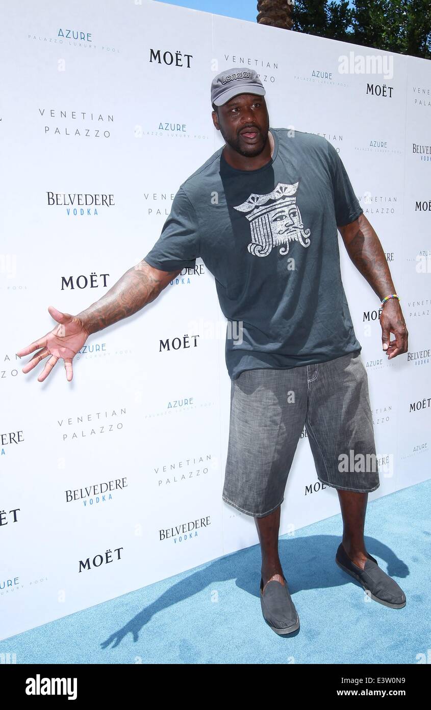 Las Vegas, NV, USA. 29th June, 2014. Shaquille O'Neal at arrivals for ...