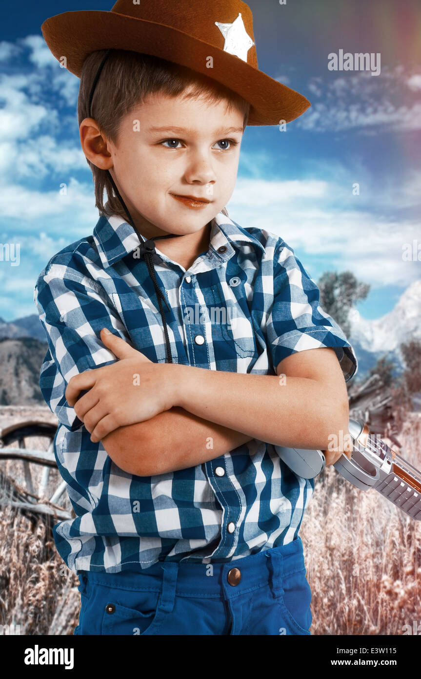 Teen cowboy hi-res stock photography and images - Alamy