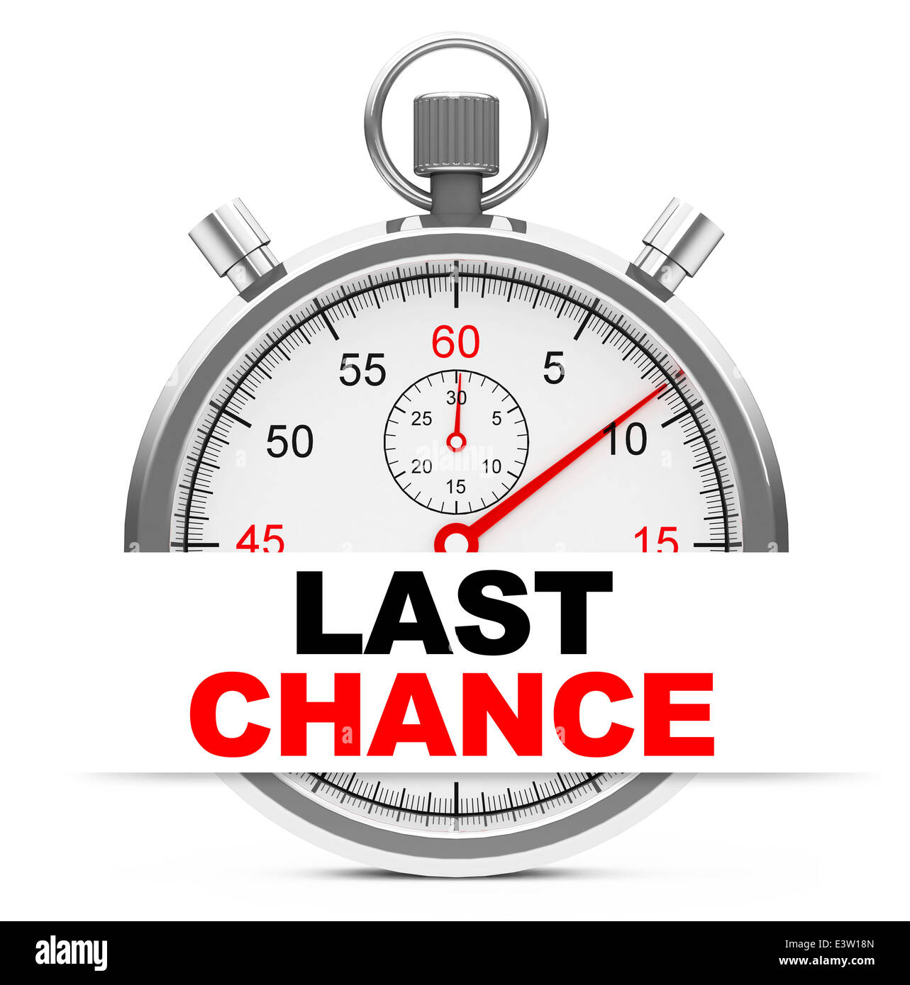 Last second Cut Out Stock Images & Pictures - Alamy