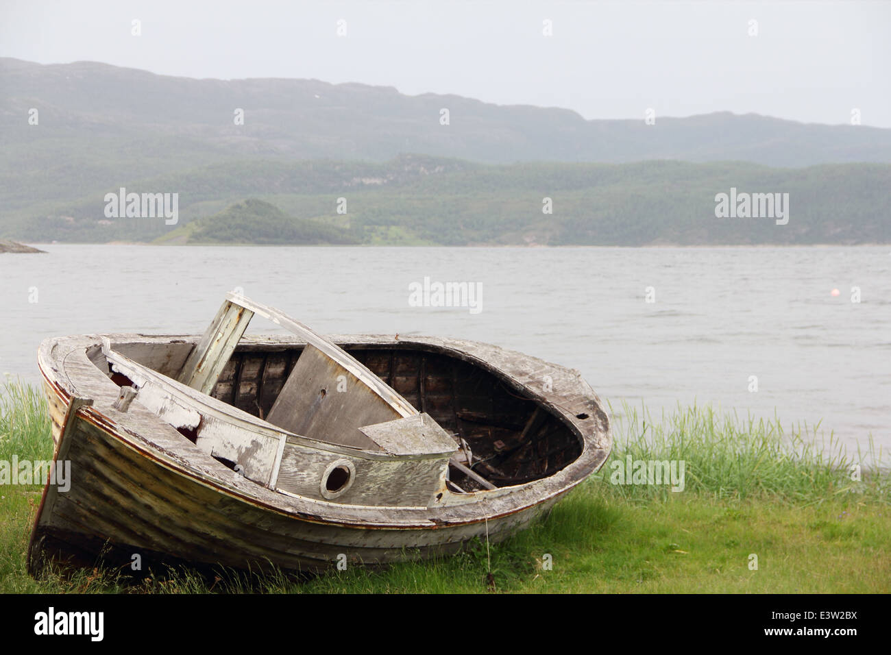 Old fishing boat Stock Photo - Alamy