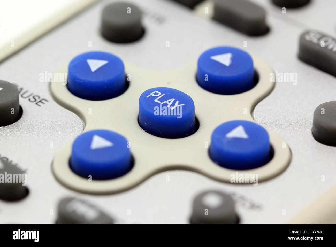 closeup of remote control isolated on white background Stock Photo - Alamy