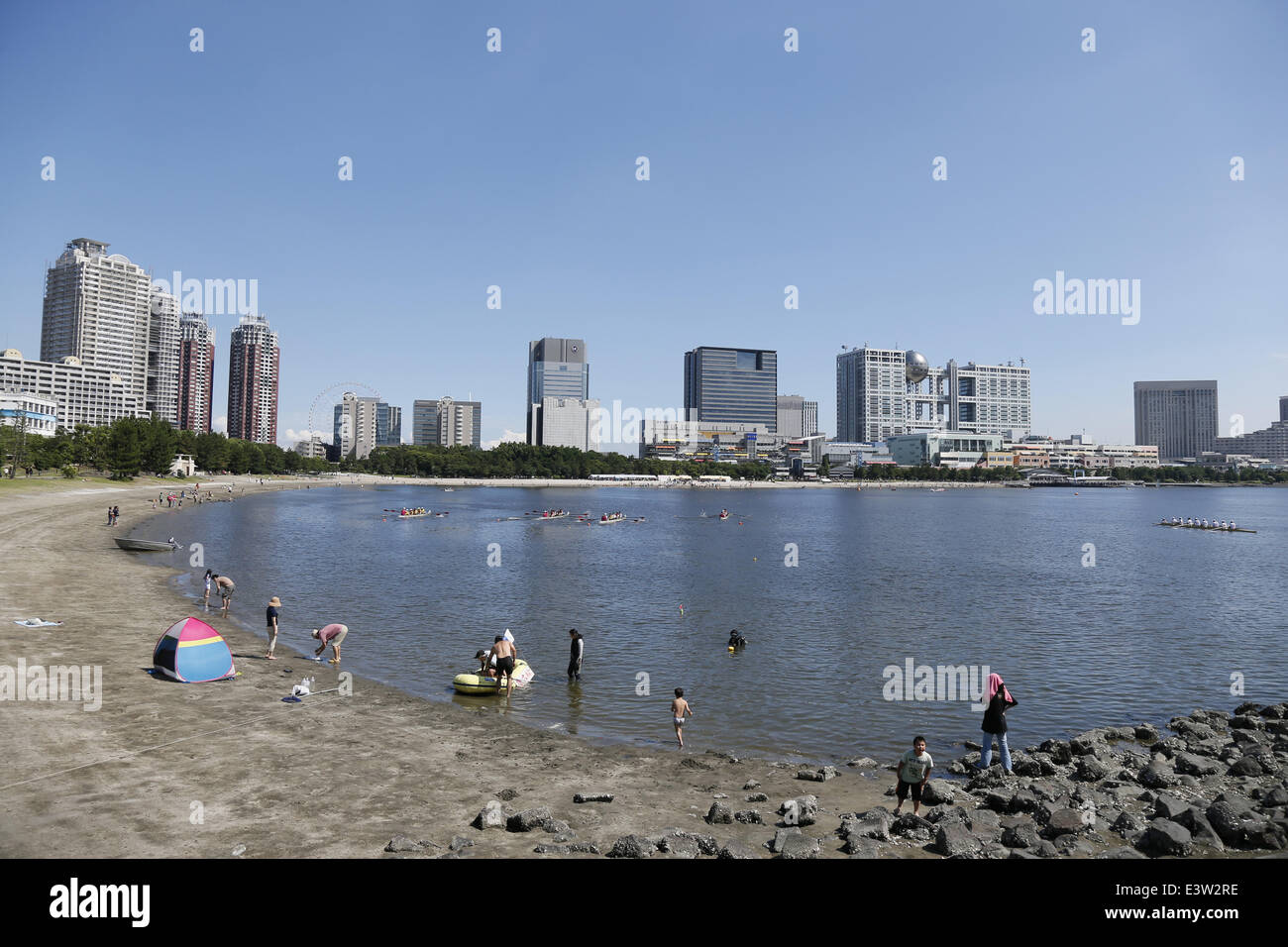 Odaiba Seaside Park, Tokyo, Japan. 29th June, 2014. General view, JUNE ...