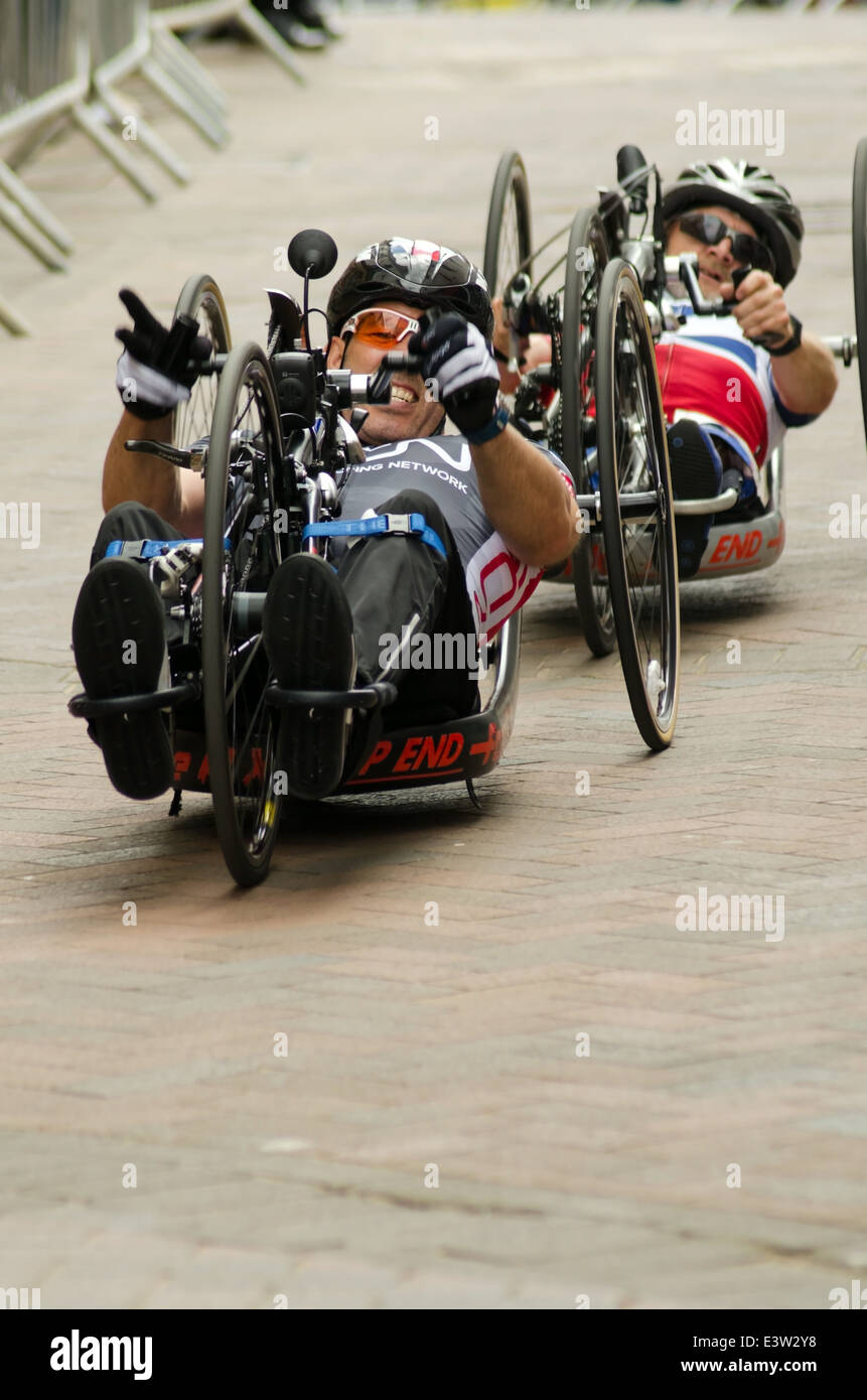Hand Cycling race, part of the Festival of Cycling, British Cycling ...