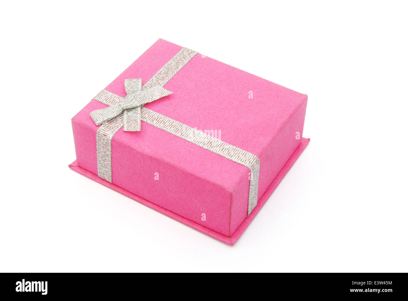 Pink gift box on Cut Out Stock Images & Pictures - Alamy