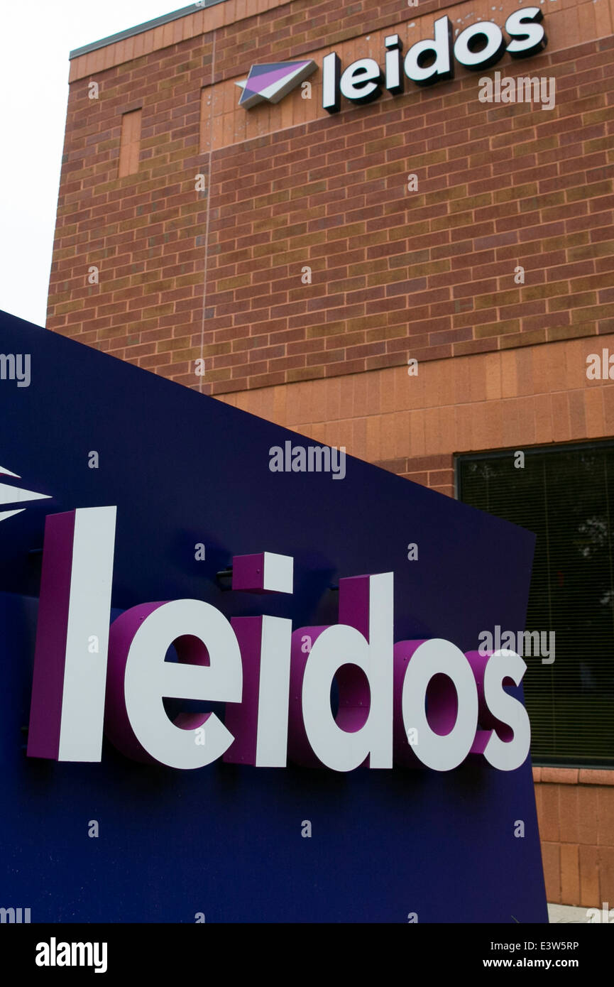 An office building occupied by the defense contractor Leidos in ...