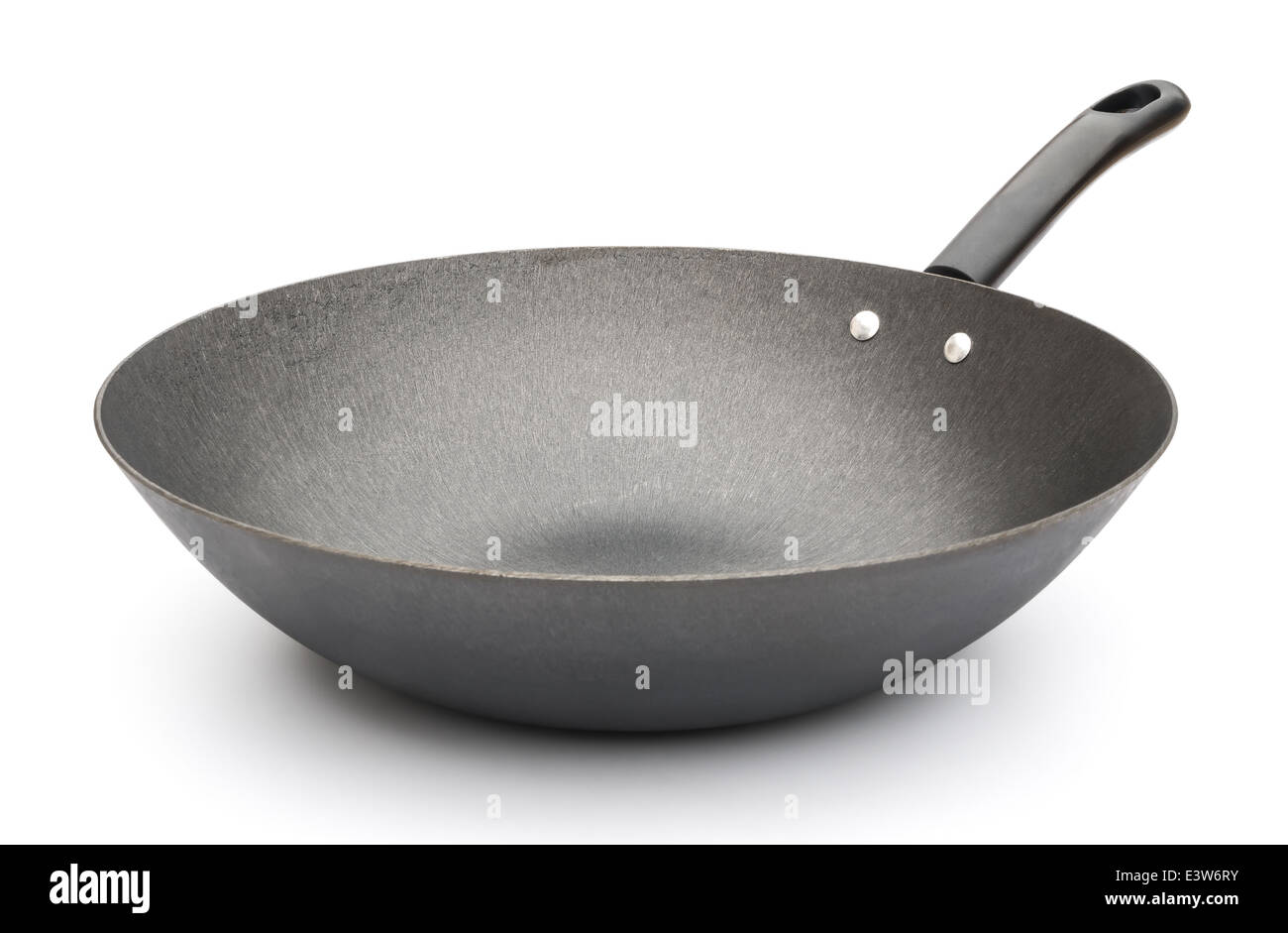 side view of a saucepan on white Stock Photo - Alamy