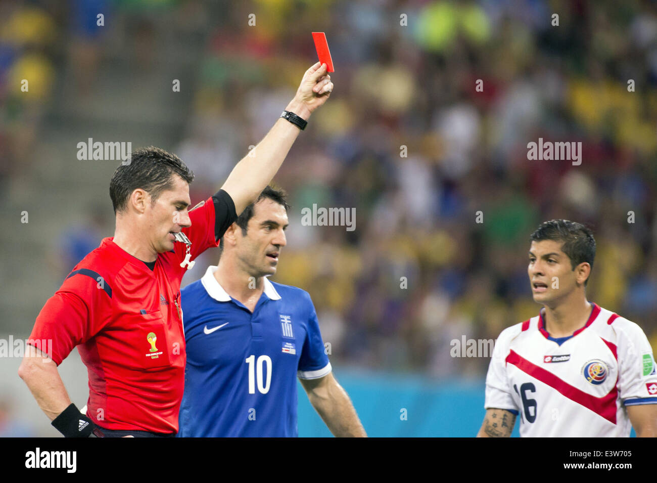 Recife, Brazil. 29th June, 2014. Benjamin Williams (Referee), Oscar ...