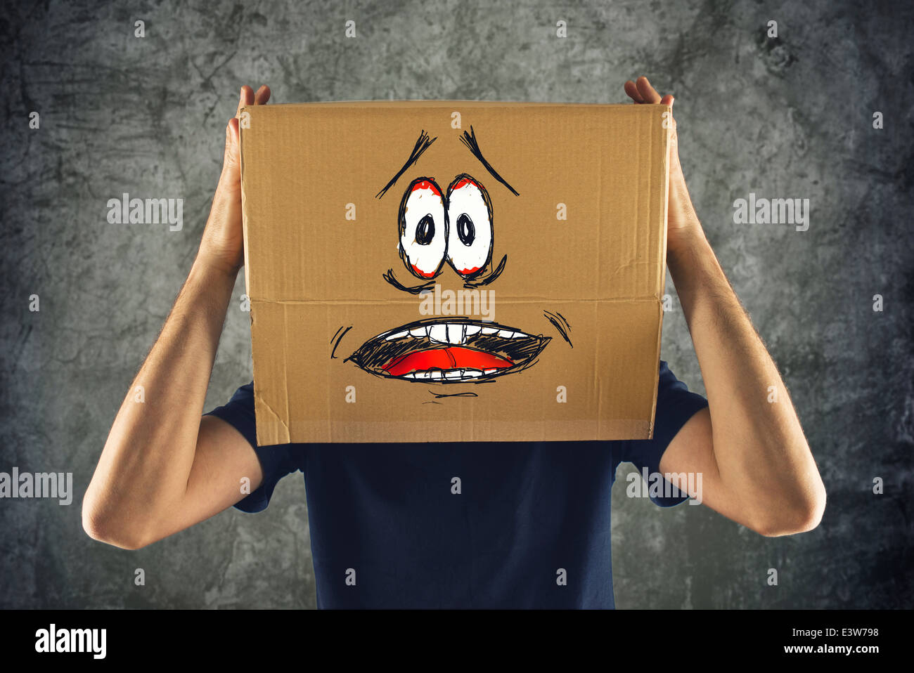 Horrified look hi-res stock photography and images - Alamy