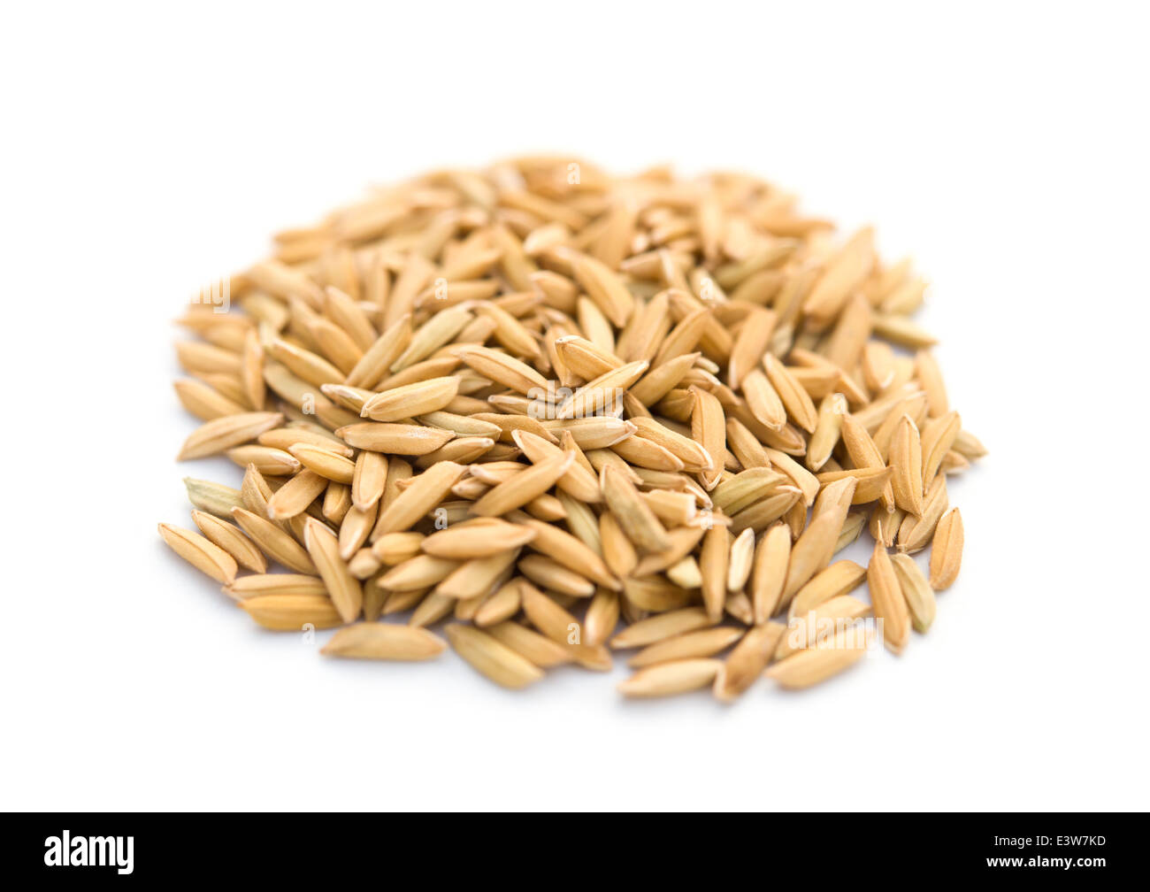 stack of paddy on a white background Stock Photo - Alamy