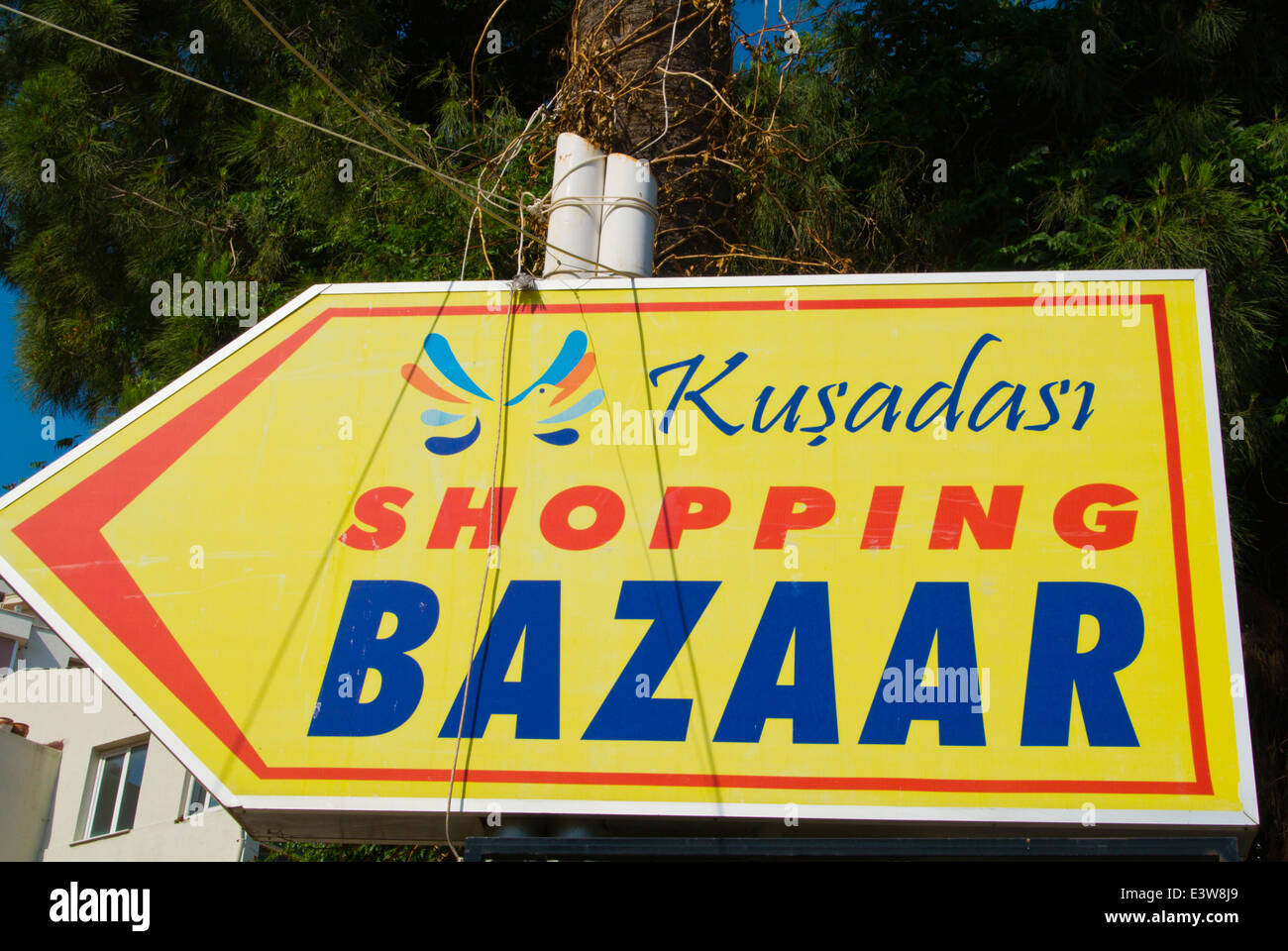 Bazaar sign, Kusadasi, Turkey, Asia Minor Stock Photo - Alamy