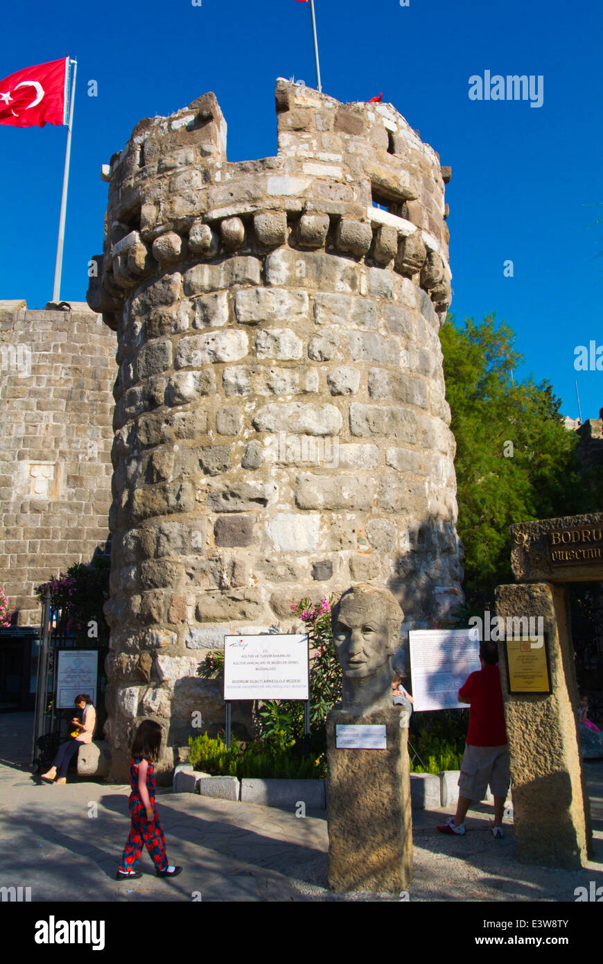 Outside Castle and Underwater Archeology Museum, Bodrum, Mugla region ...