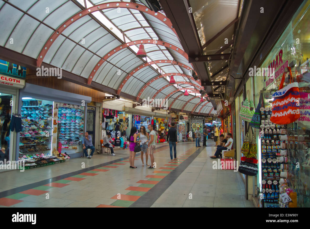 Grand Bazaar, Marmaris, Mugla province, Turkey, Asia Minor Stock Photo ...