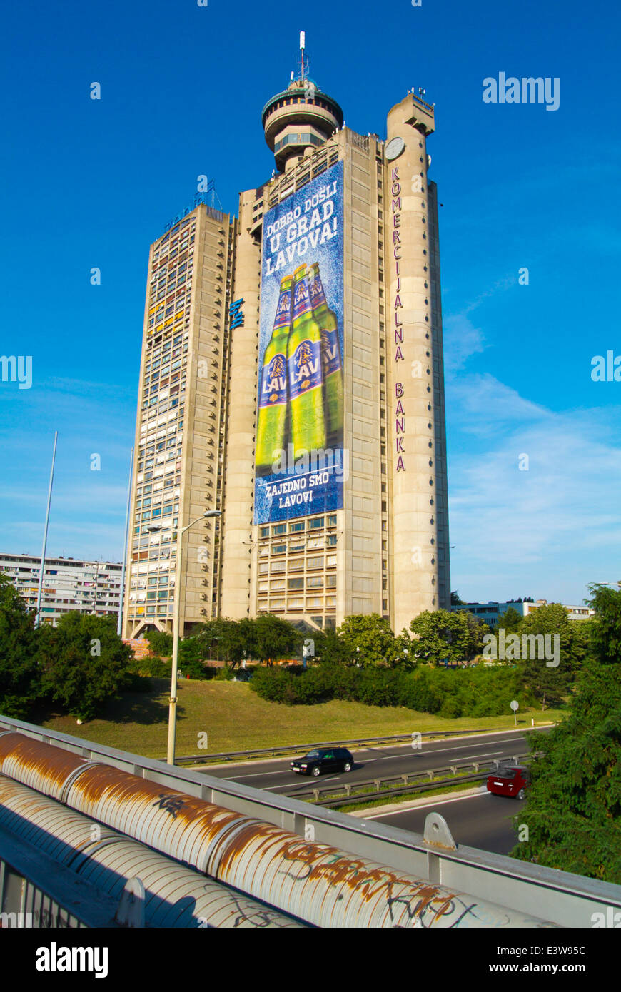 Zapadna kapija, the West Gate (1977), Studentski Grad, Novi Beograd ...
