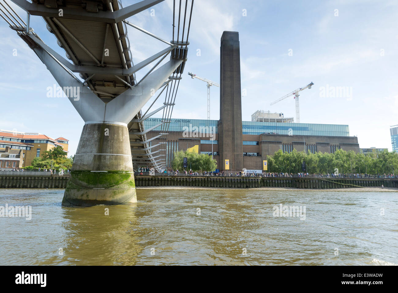Tate Modern and the Millennium bridge (London, England Stock Photo - Alamy