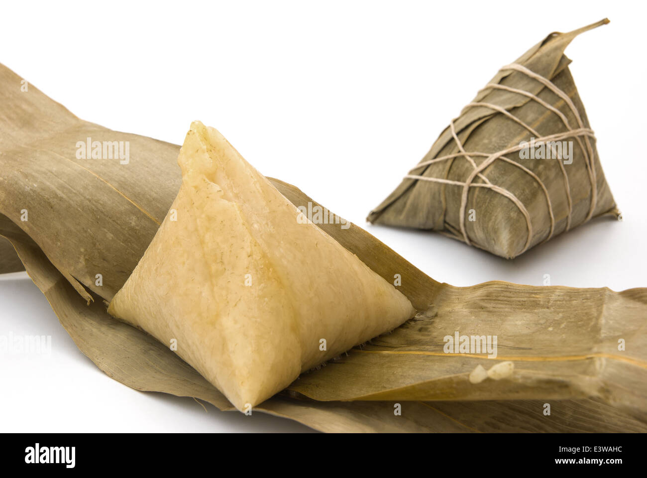 two Chinese ZongZi for Dragon Boat Festival, DuanWu festival Stock ...