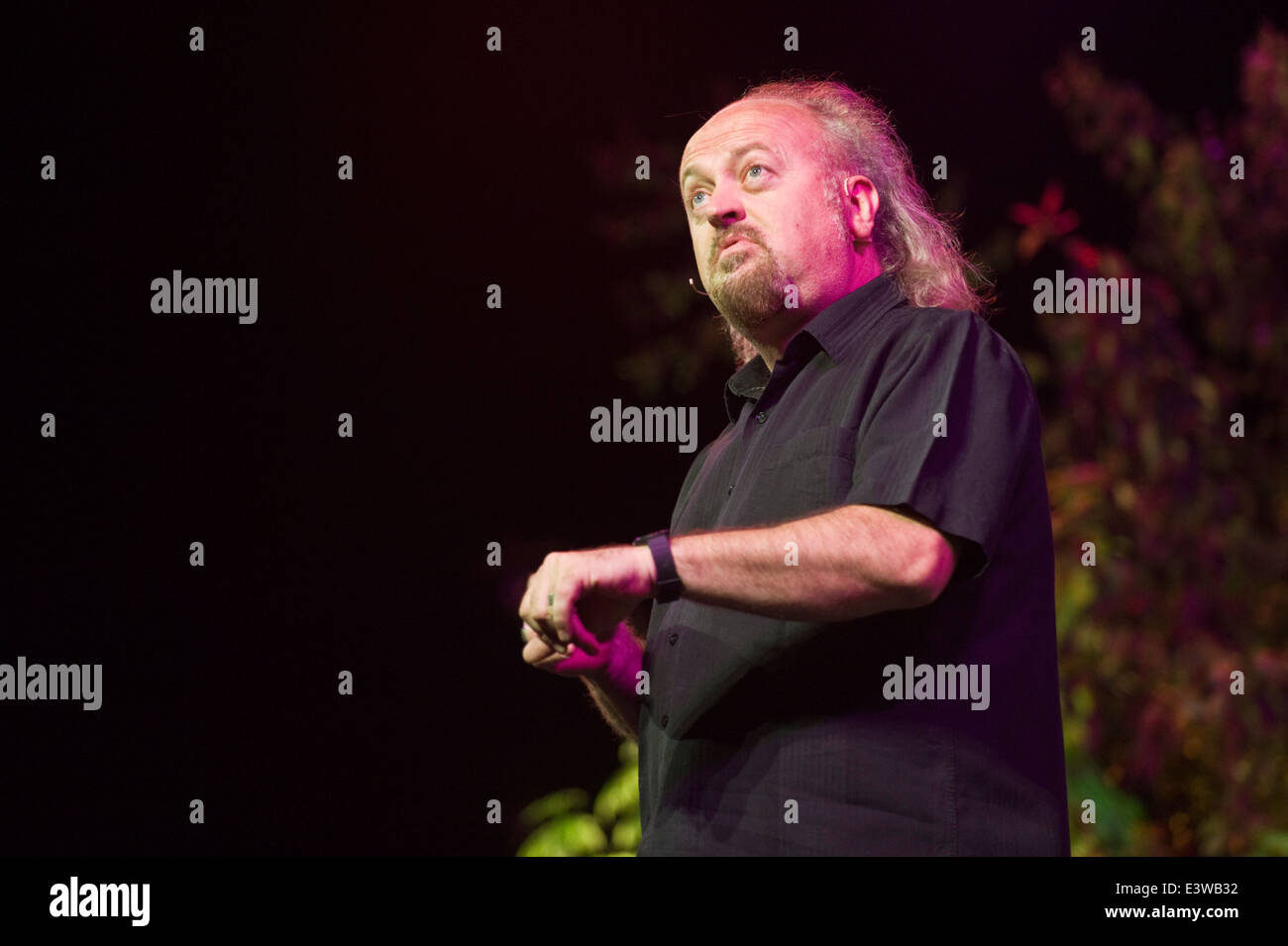 Bill Bailey stand-up comedian performing on stage at the final event of ...