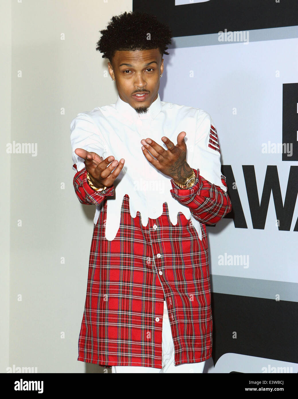 Los Angeles, California, USA. 30th June, 2014. August Alsina poses in ...