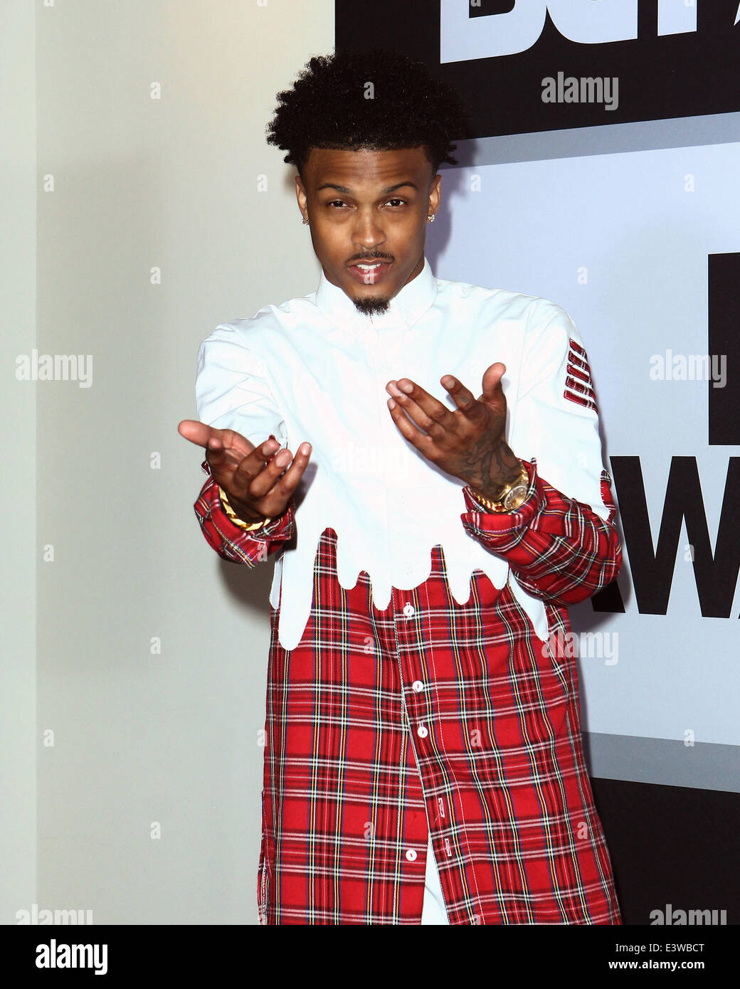 Los Angeles, California, USA. 30th June, 2014. August Alsina poses in ...
