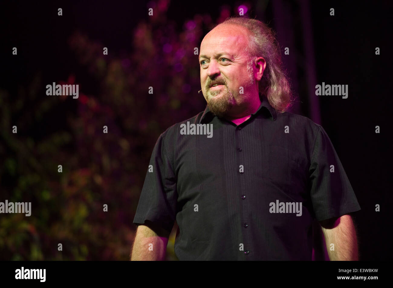Bill Bailey stand-up comedian performing on stage at the final event of ...