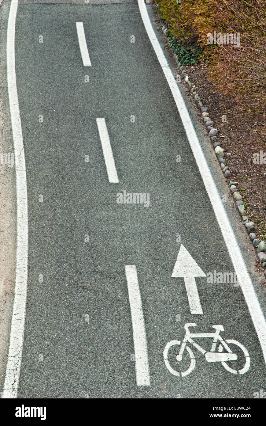 Leisure, bike path, Bolzano, Italy Stock Photo - Alamy