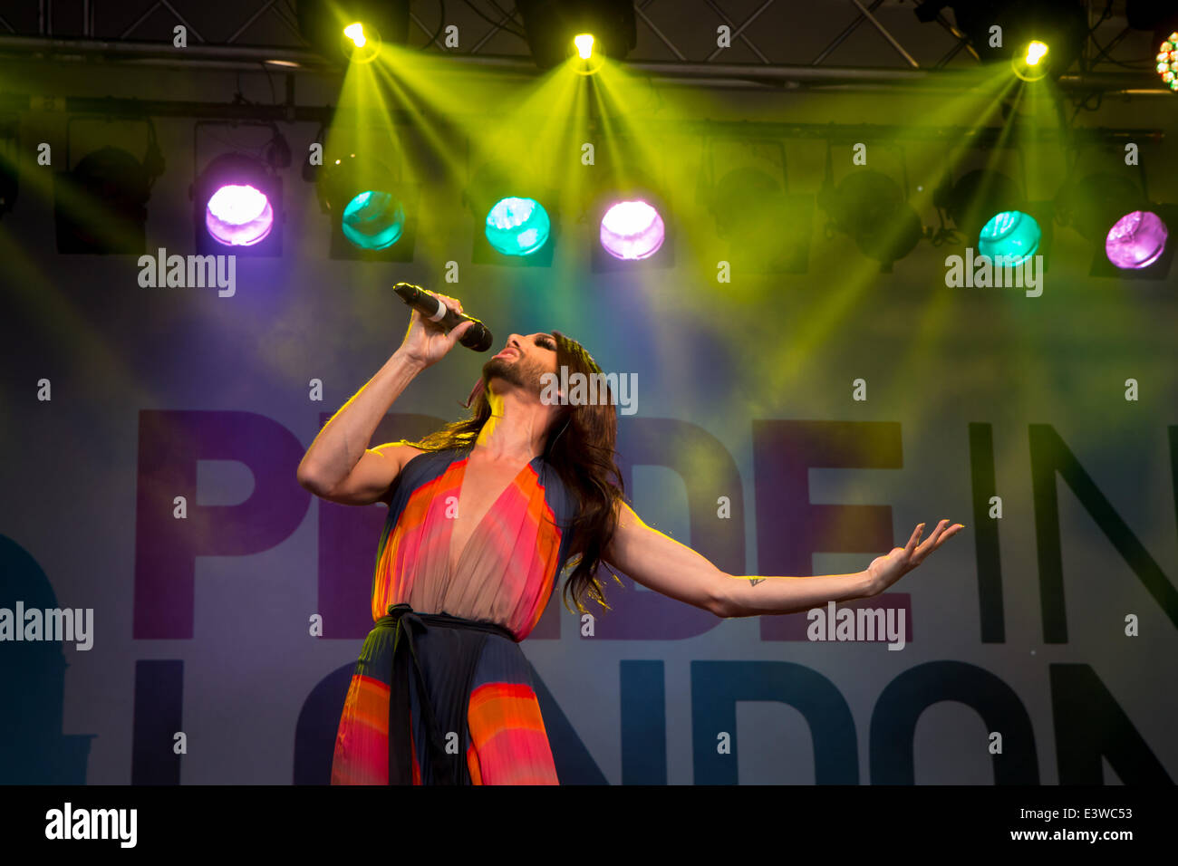 Conchita Wurst at Pride in London Stock Photo - Alamy