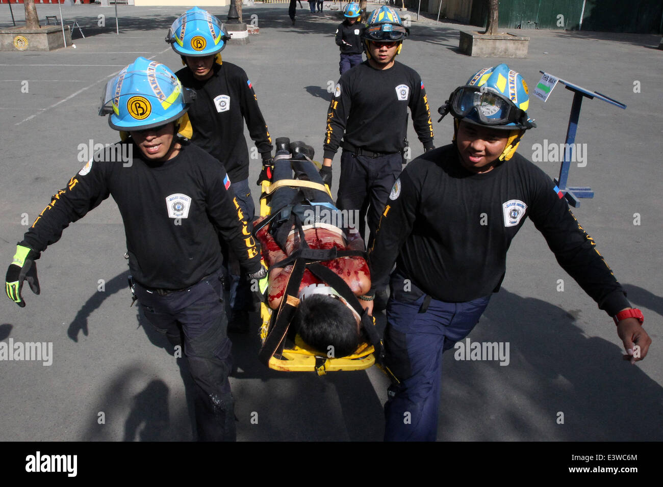 Mock drill and emergency hi-res stock photography and images - Alamy
